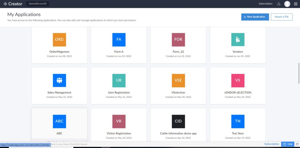 Blueprint in Zoho Creator