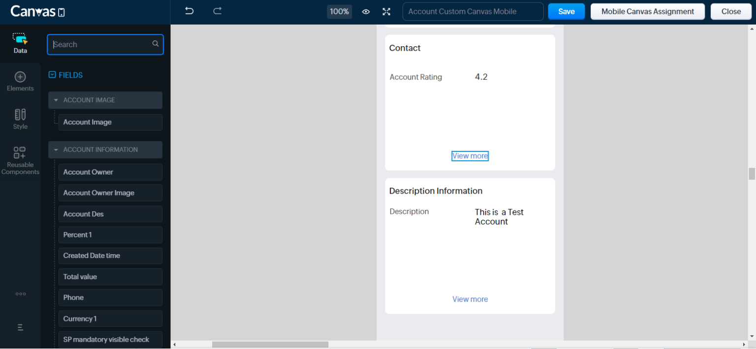 Creating Canvas Detail Pages and Mobile Pages in Zoho CRM