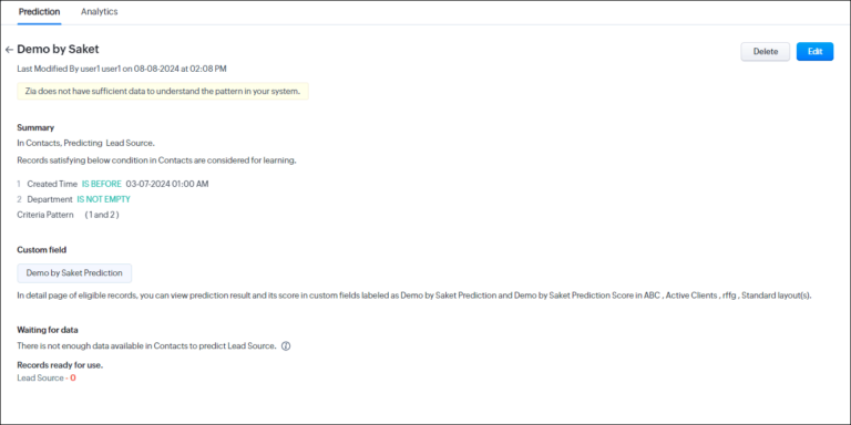 How Zia Artificial Intelligence Works in Zoho